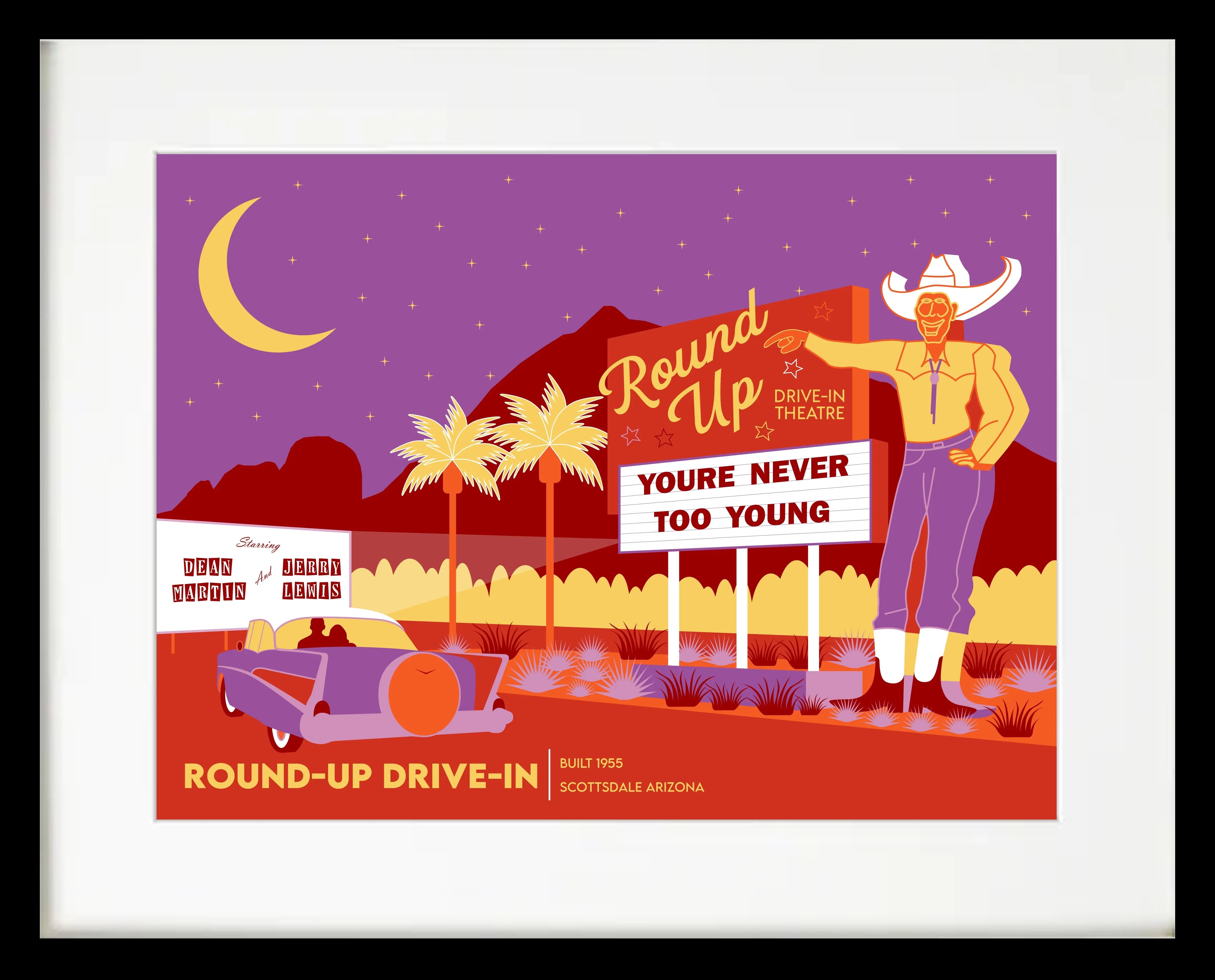 Round-Up Drive-In Print | FOR THE PEOPLE – dialog