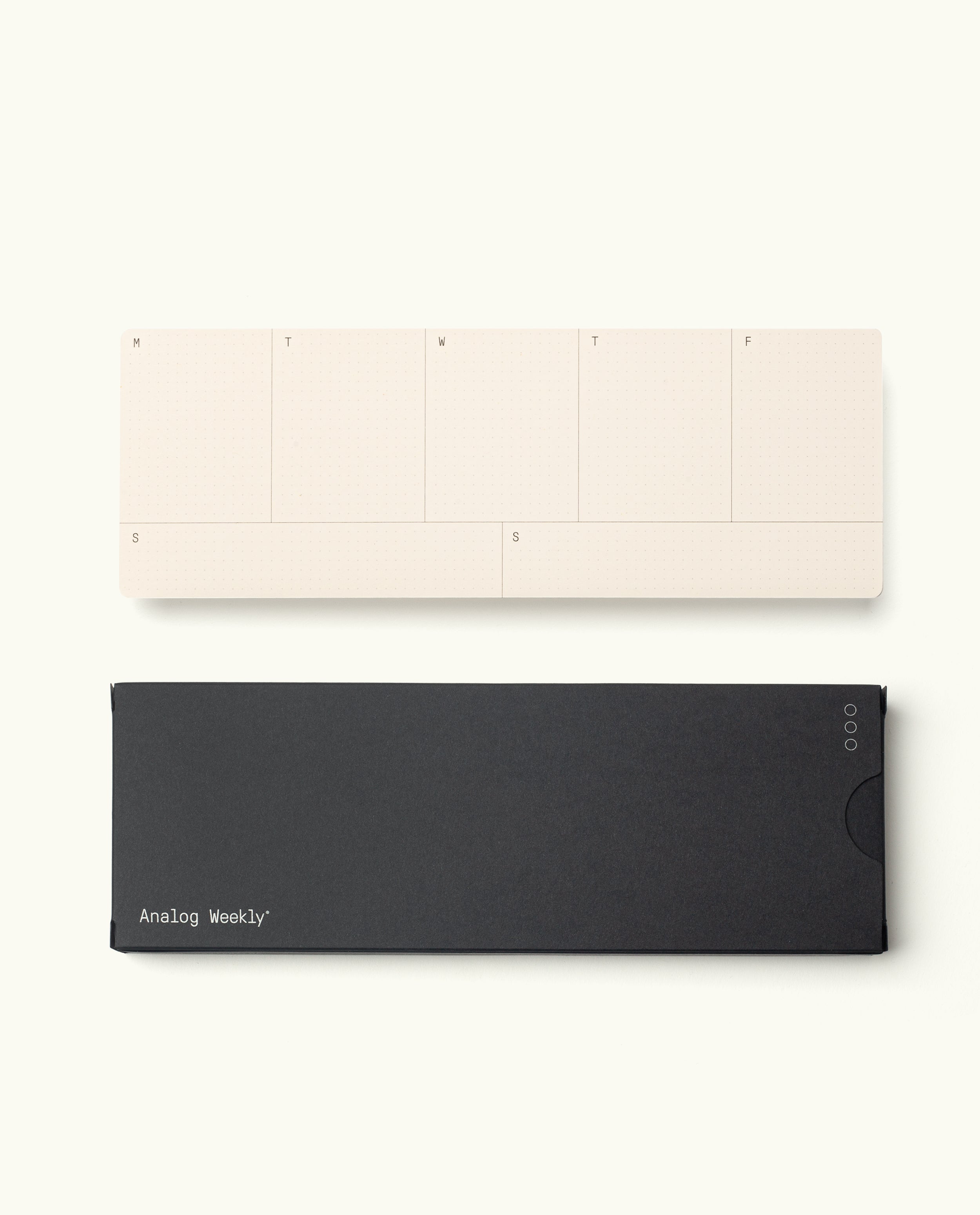 Analog Weekly Cards - dialog